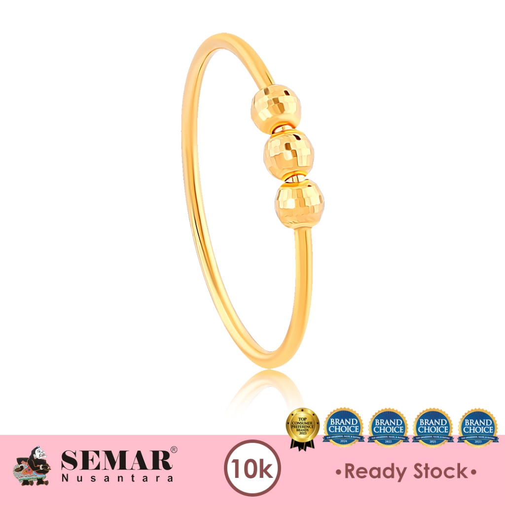 Jual Cincin Emas Kyla Bubble Gold 10K Semar Nusantara | Shopee Indonesia