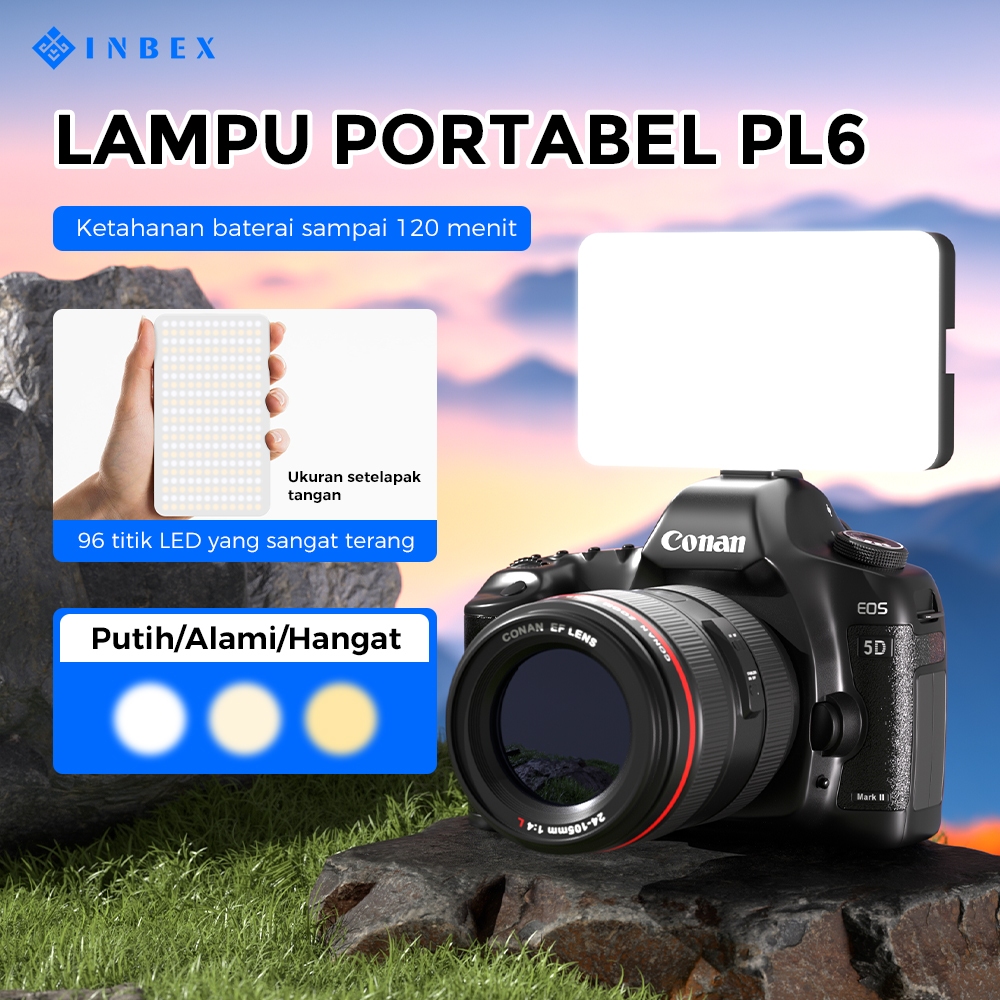 Jual [k] INBEX PL6 LED Lampu pengisi mini yang cocok untuk fotografi ...