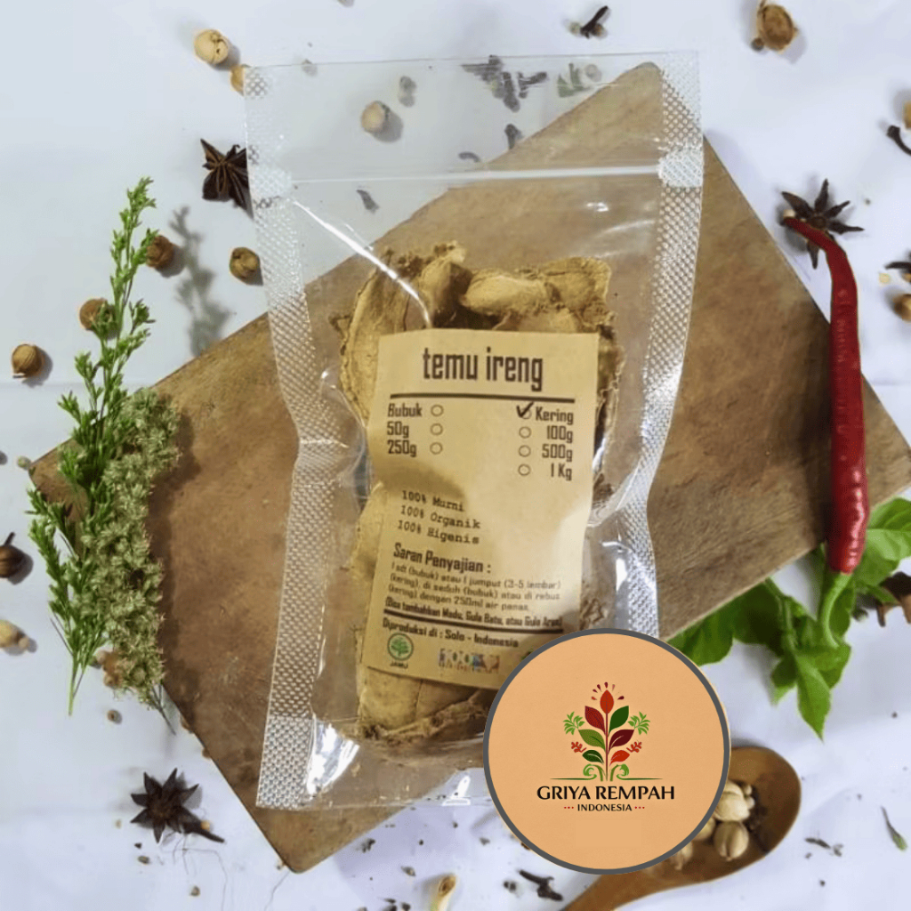 Jual TEMU IRENG KERING 50 GRAM Temu Hitam Erang Rempah Herbal Simplisia ...