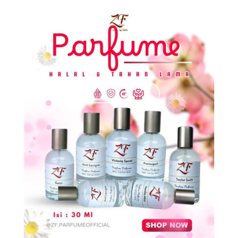 Jual Z.F Parfum Premium 30ml ZF Parfume 100% Original 35 ml | Shopee ...