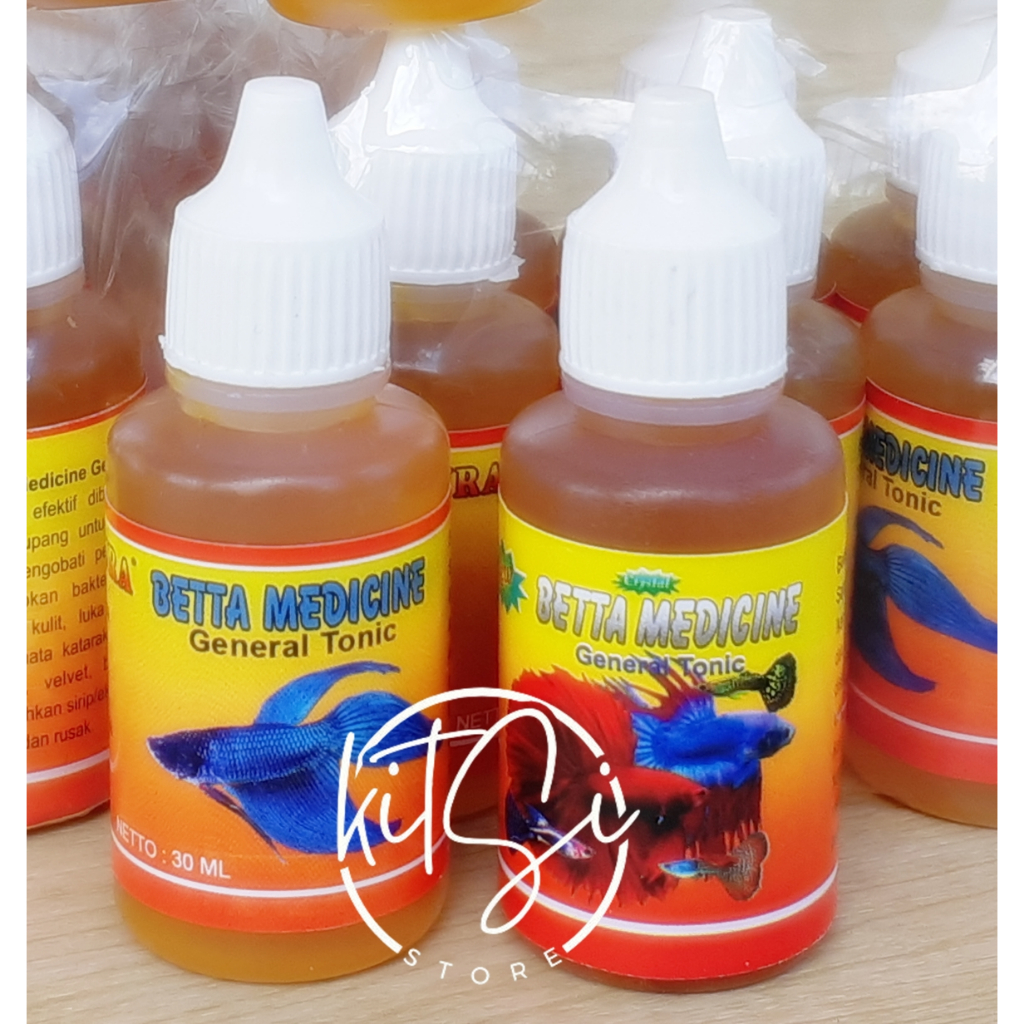 Jual Obat Ikan Cupang Betta Medicine Beta Medisin Calsium Tonic KUNING ...