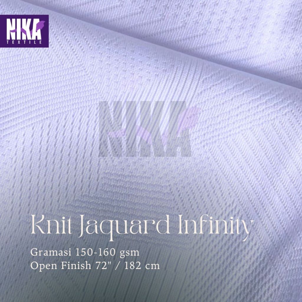 Jual Kain Bahan Jersey Drifit Dryfit Knit Jaquard Infinity | Shopee Indonesia