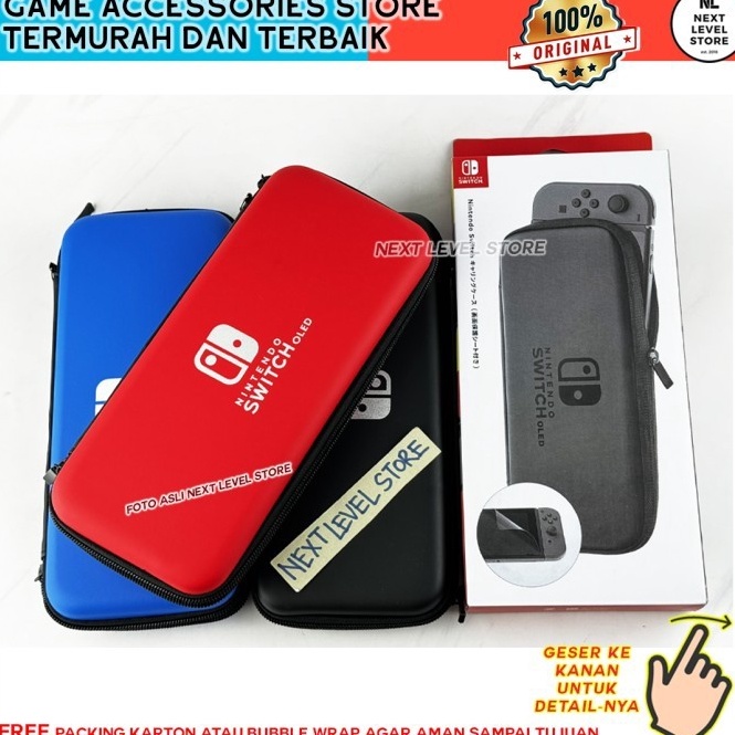 Jual KODE X57R Pouch Nintendo Switch V1 V2 OLED Tas Airfoam Air Foam ...