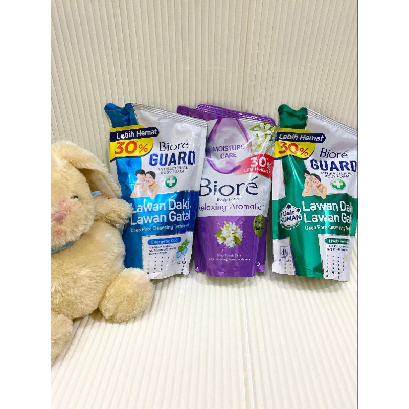 Jual REFILL SABUN MANDI BIORE ISI 800ml RELAXING AROMATIC ENERGIC COOL ...