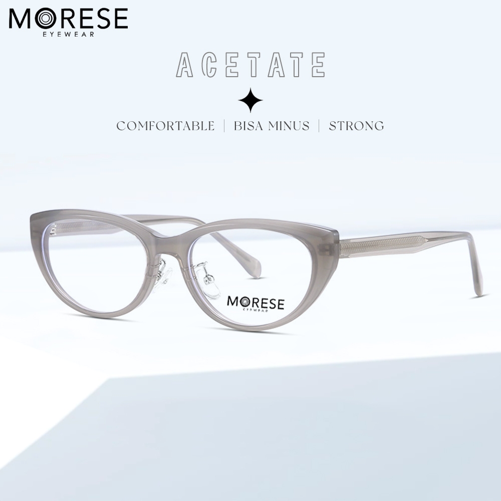 Jual Morese Frame Kacamata Style Cat Eye Simple Bahan Acetate Simple ...