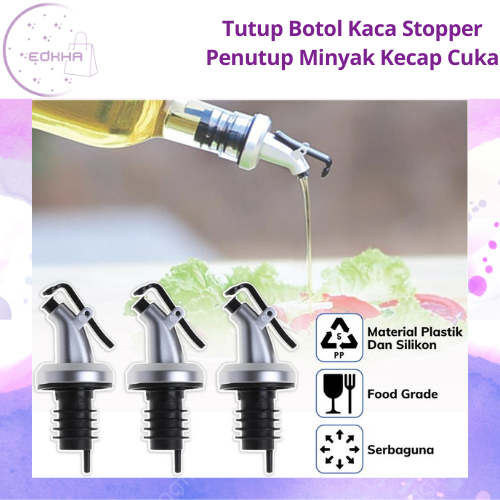 Jual EDKHA - Tutup Botol Stopper Dispenser Penutup Penuang Minyak Sirup ...