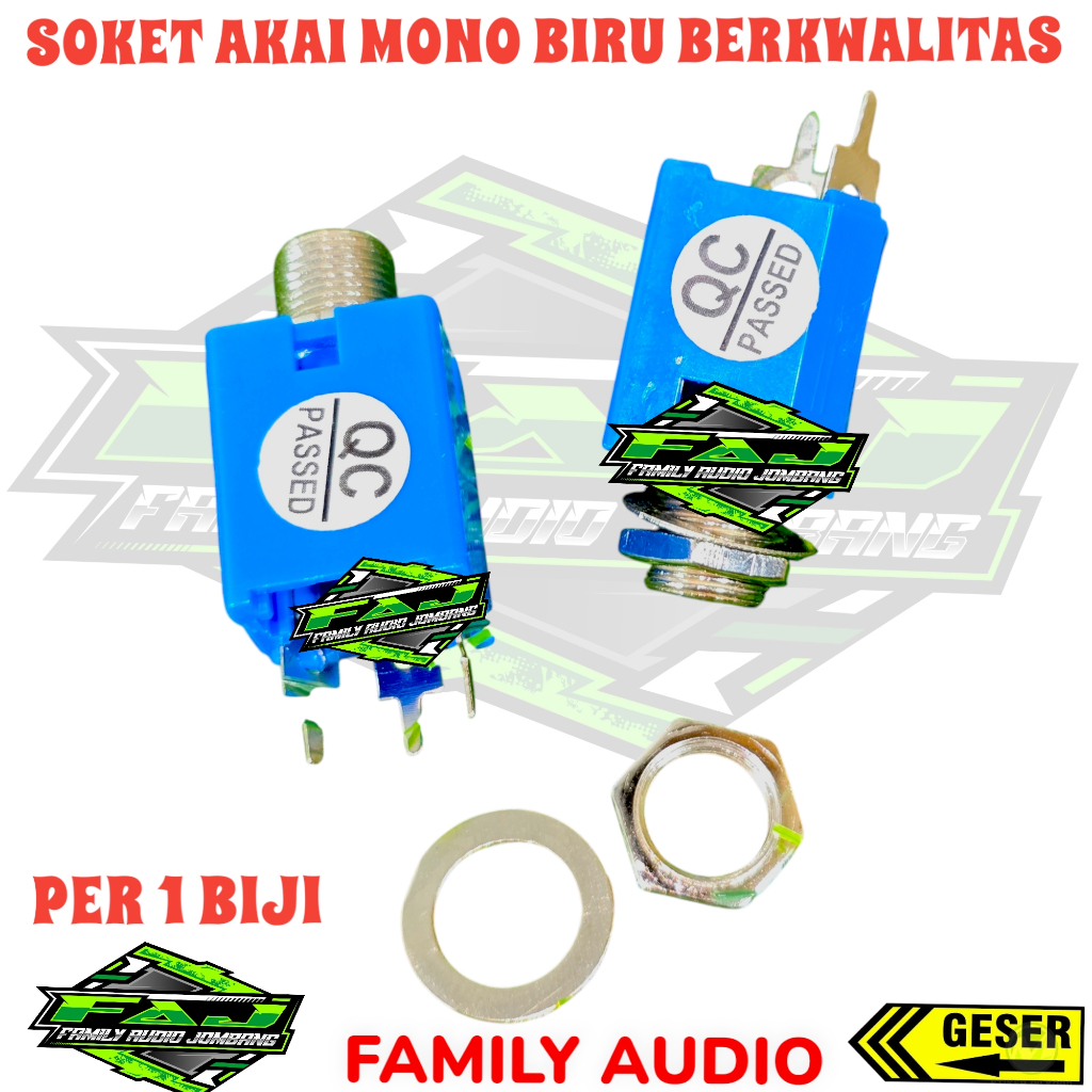 Jual Socket soket Akai mono Biru/Socket Toa mono warna biru | Shopee ...