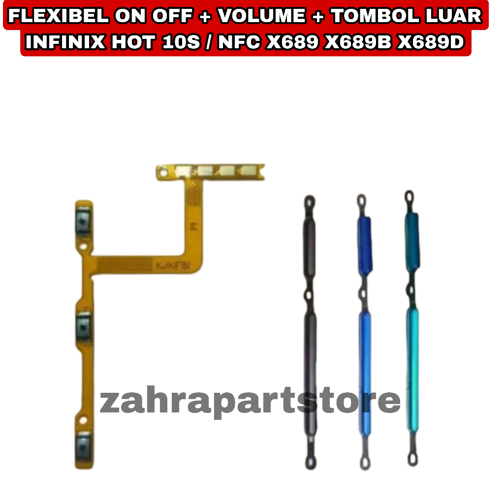 Jual FLEKSIBEL FLEXIBLE FLEXIBEL ON OFF VOLUME TOMBOL LUAR INFINIX HOT ...