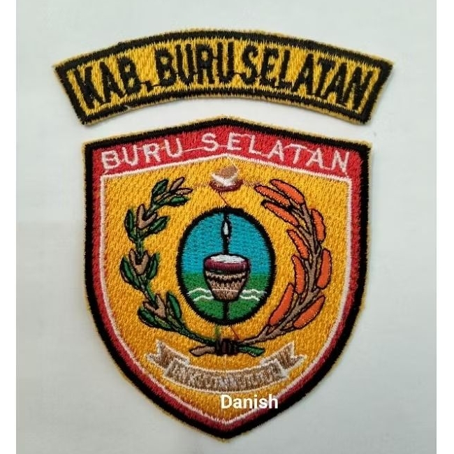 Jual BET BORDIR LOGO LAMBANG DINAS PNS ASN PEMKAB KABUPATEN BURU ...