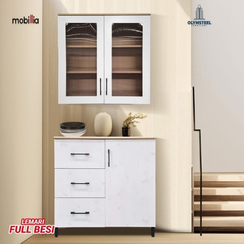 Jual Rak dapur besi kitchen set besi lemari dapur besi. | Shopee Indonesia