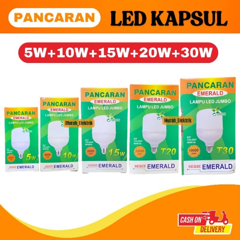 Jual LED INALUX & PANCARAN 5W 10W 15W 20W BOHLAM KAPSUL LED E27 SNI ...