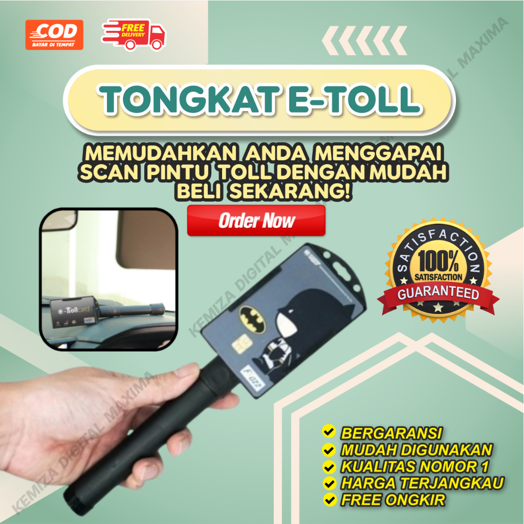 Jual Tongkat E-Toll Premium - Tongtol Telescopic panjang pendek ...