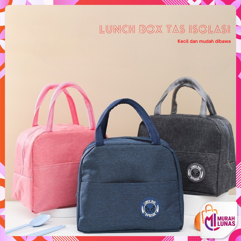 Jual MUNAS TAS BEKAL LUNCH BAG COOLER MAKANAN ANAK TAS LUNCH BOX ...