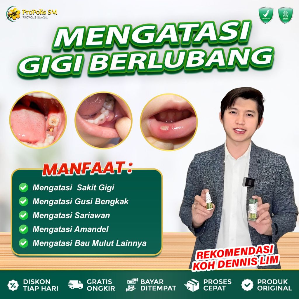 Jual Obat Gigi Berlubang Gigi Bolong Tumbuh Daging Gusi Bengkak ...