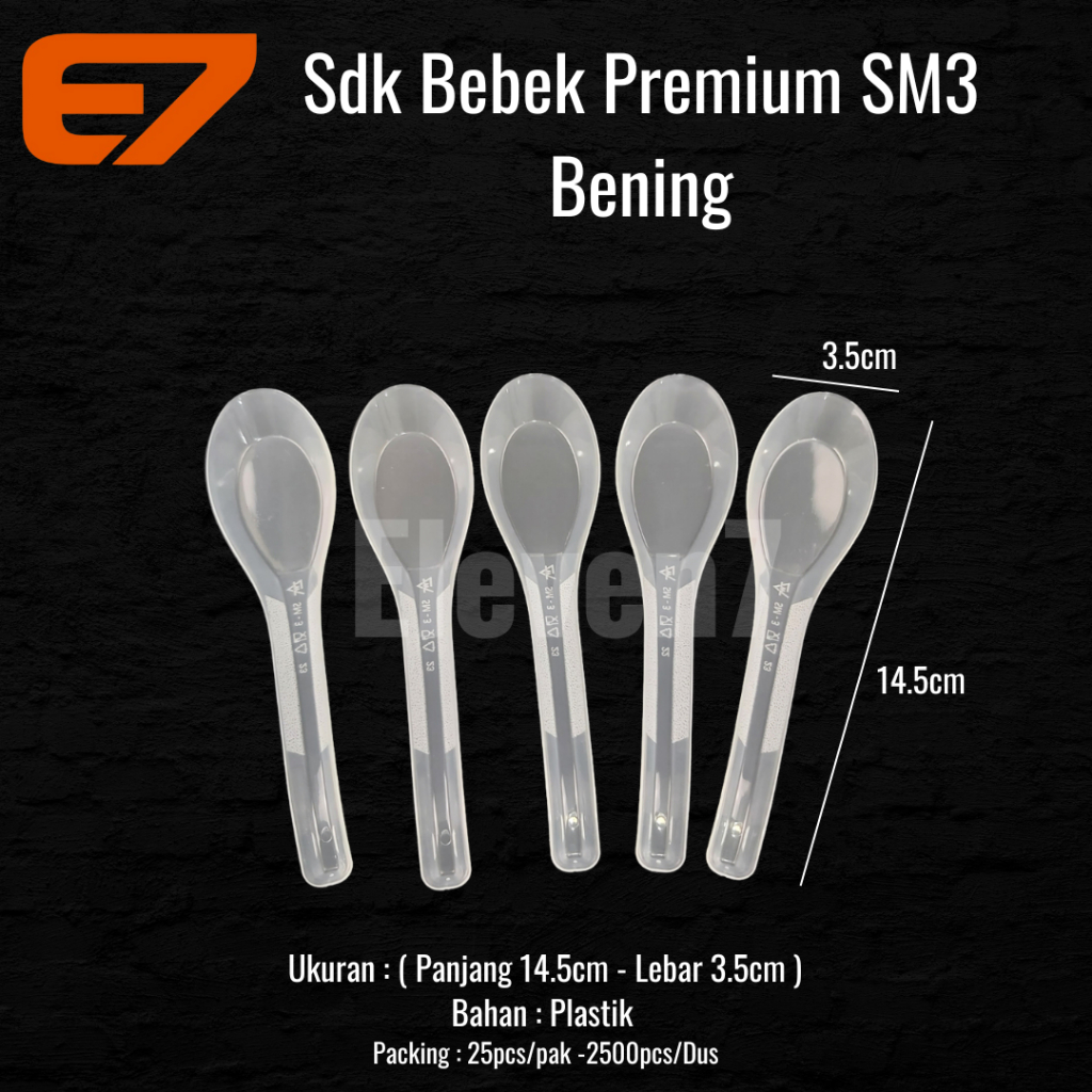 Jual Sendok Bebek Sm3 Sendok Makan Bubur Sendok Sayur Kuah (250pcs ...