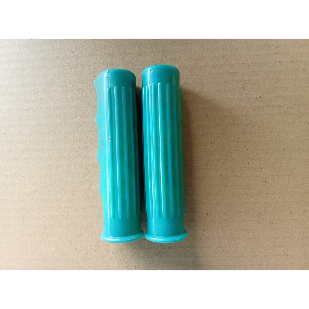 Jual Sepasang Hand grip Hijau garis jadul sepeda onthel | Shopee Indonesia