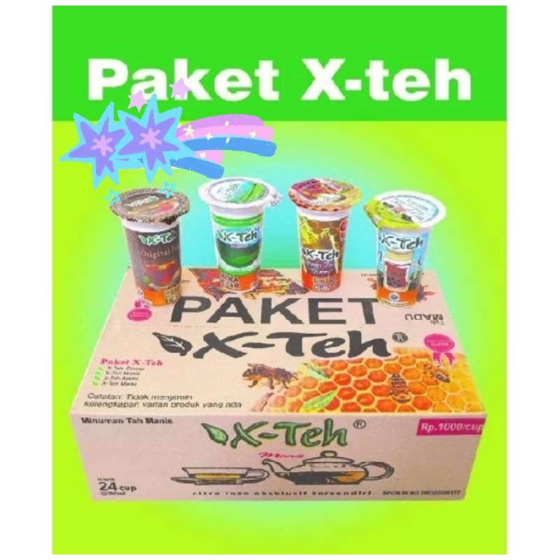 Jual PAKET X-TEH CINCAU 1 KARDUS, KUALITAS SUPER (ISI 24 CUP) | Shopee ...