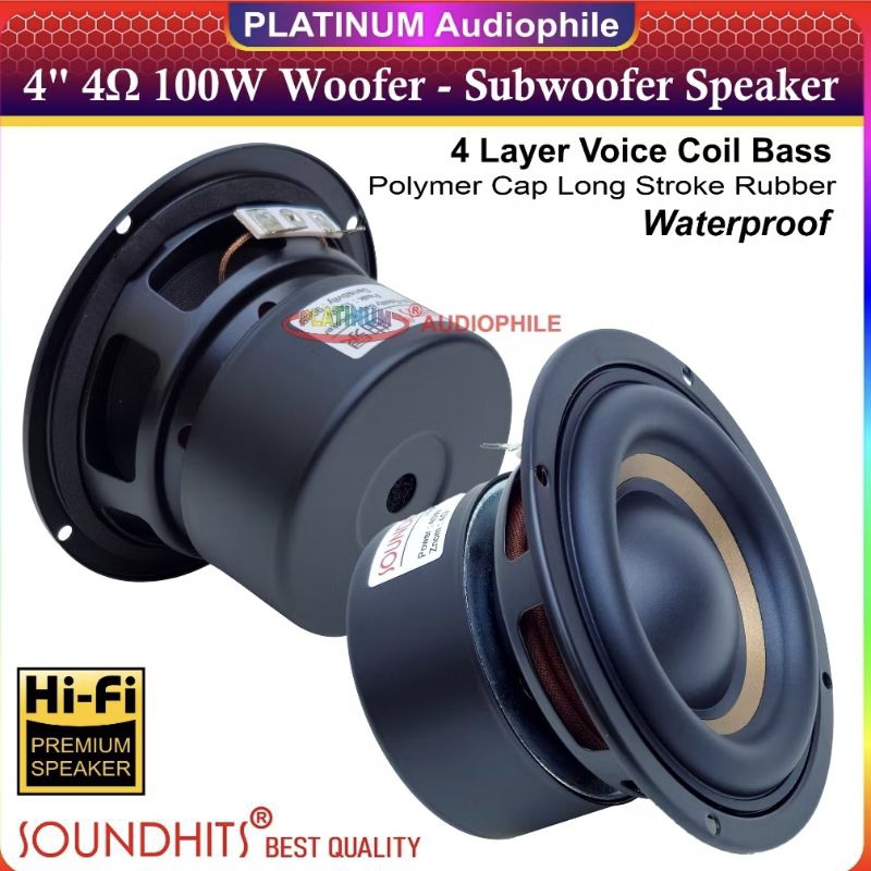 Jual Soundhits speaker subwoofer 4 inch | Shopee Indonesia