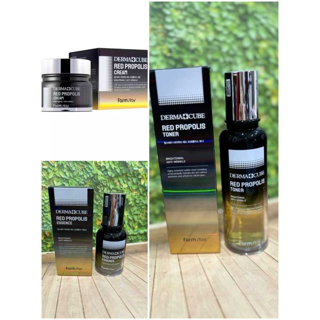 Jual FARMSTAY-DERMACUBE RED PROPOLIS SKIN CARE FOR ANTI AGING | Shopee ...