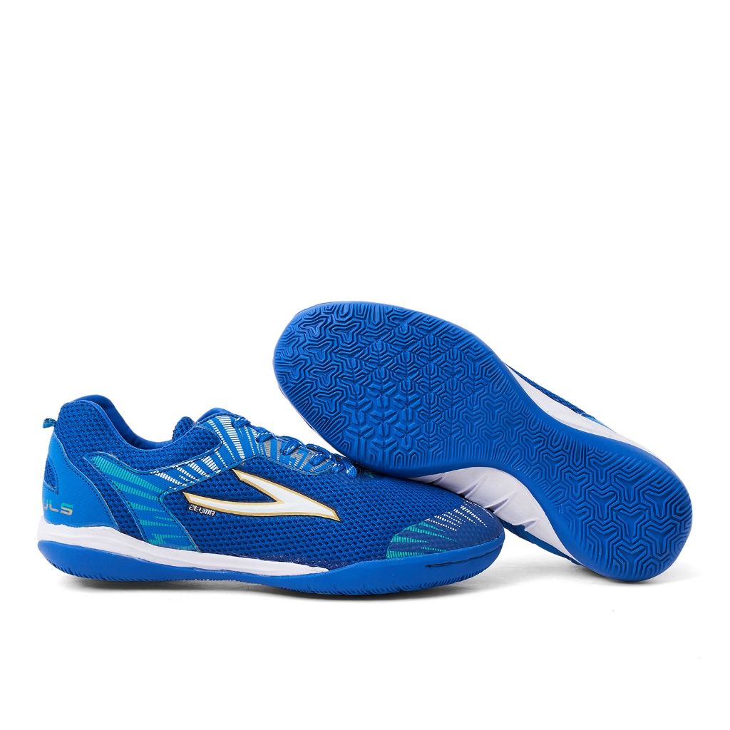Jual Zevma Sepatu Futsal Original Veloxis Pro .1 - Blue Coral White ...