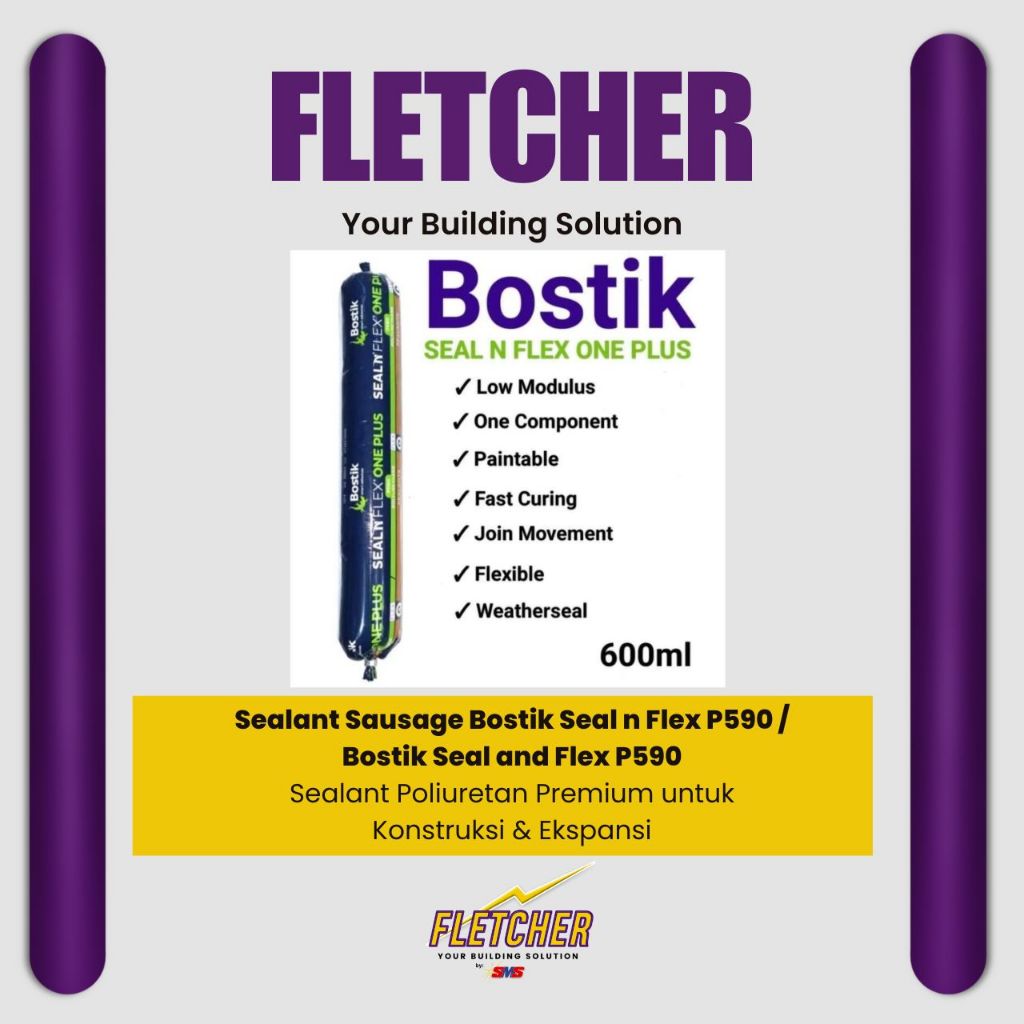 Jual Sealant Sausage Bostik Seal n Flex P590 / Bostik Seal and Flex P590 | Shopee Indonesia