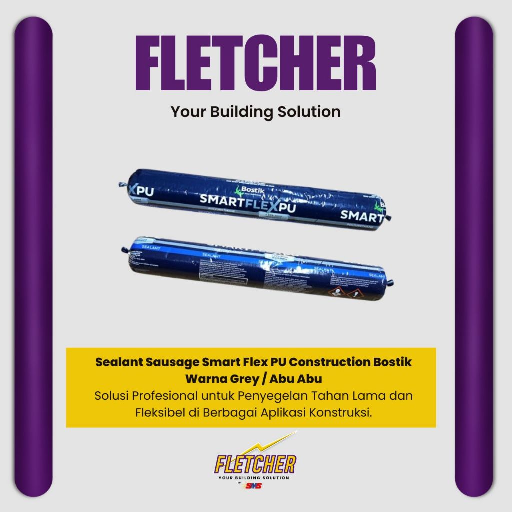 Jual Sealant Sausage Smart Flex PU Construction Bostik Warna Grey / Abu Abu | Shopee Indonesia