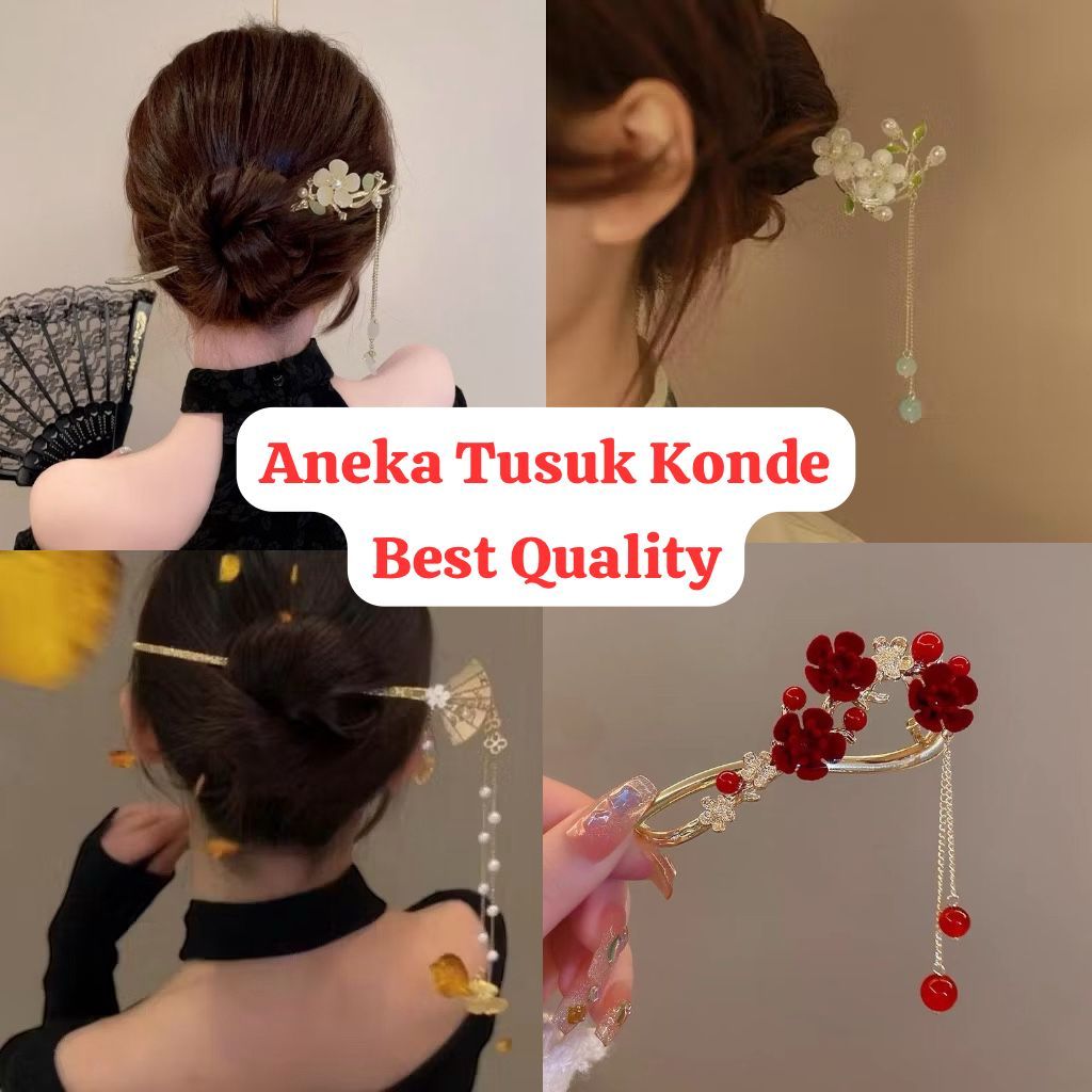 Jual Tusuk Konde Imlek Hanfu Style Vintage / Hairpin Jepit Rambut ...