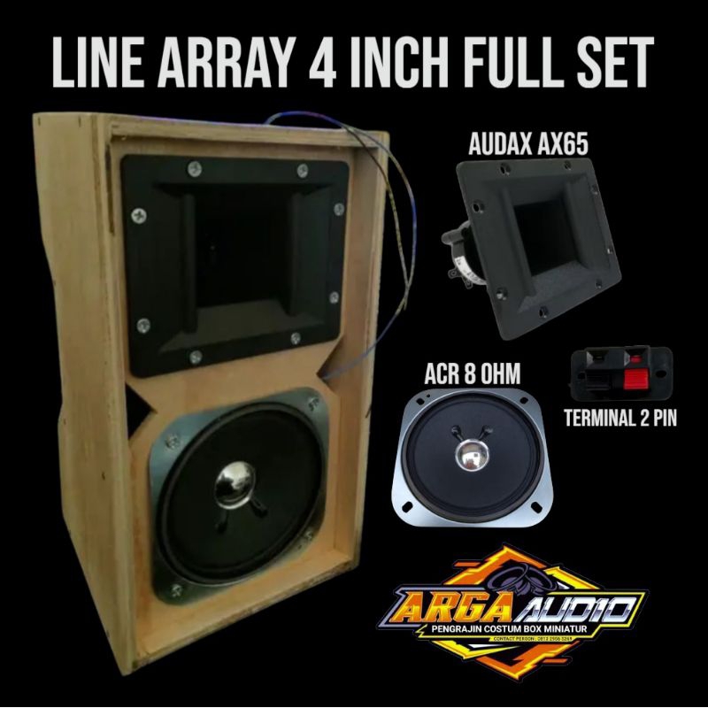 Jual Mini Box Speaker 4 Inch Single Line Array ( Harga Per 1 Pcs Box ...