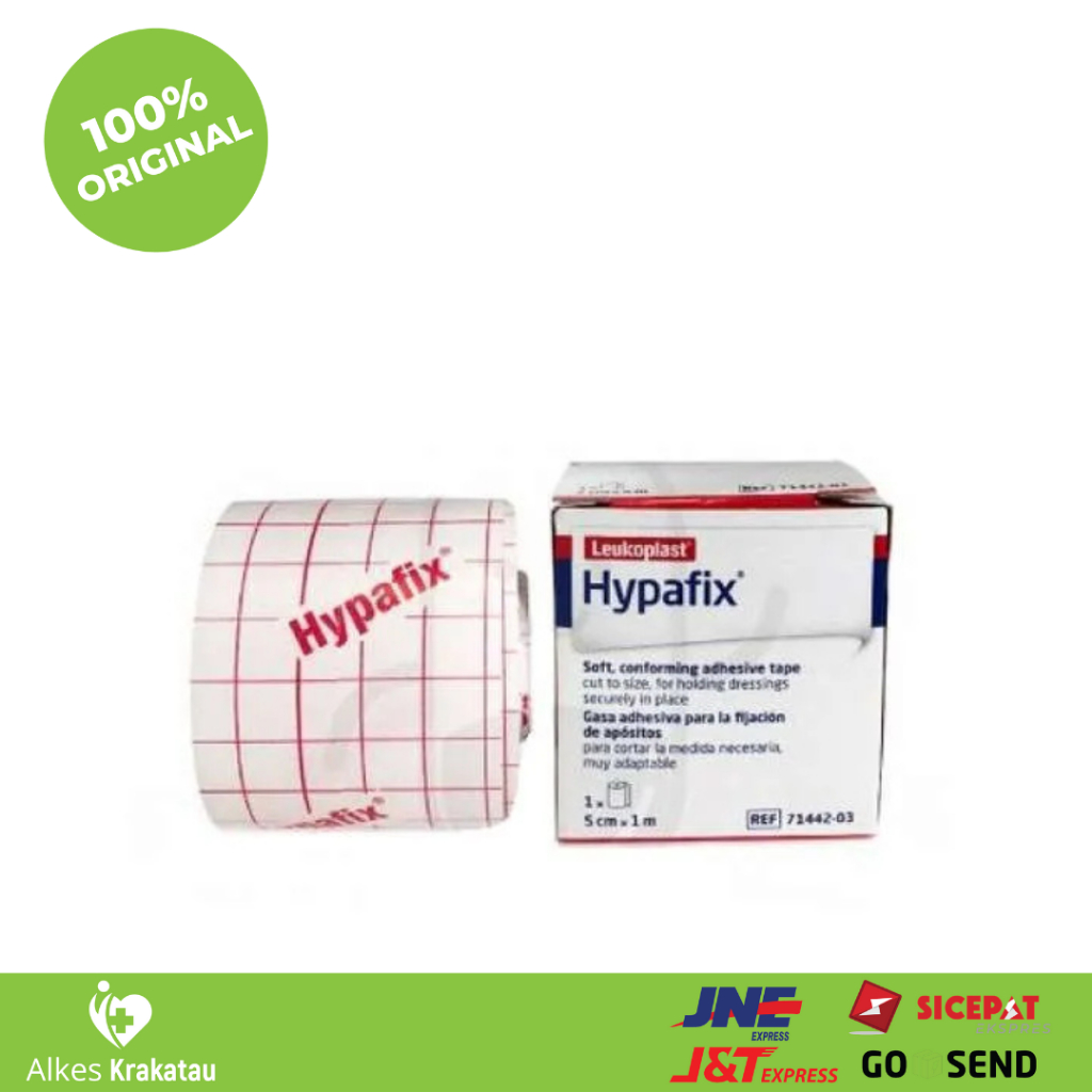 Jual Hypafix 5cm x 1m Adhesive Tape Plester penutup luka / Perekat non Woven plaster 5 x 1 ...