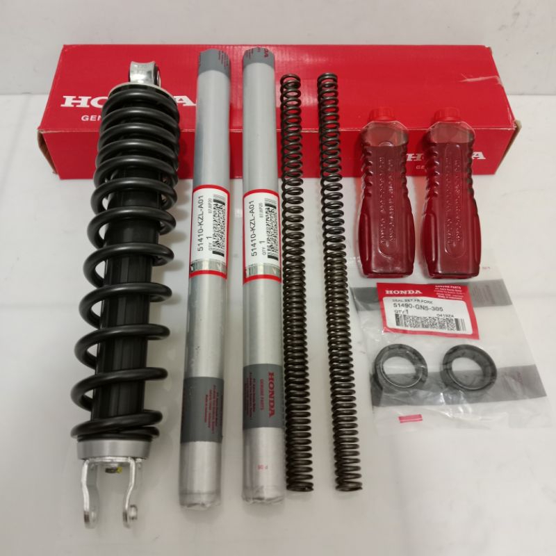 Jual As shock depan + belakang honda Beat Fi Beat Fi Scoopy Fi 2013-2022 sok+per+sil+oli ...