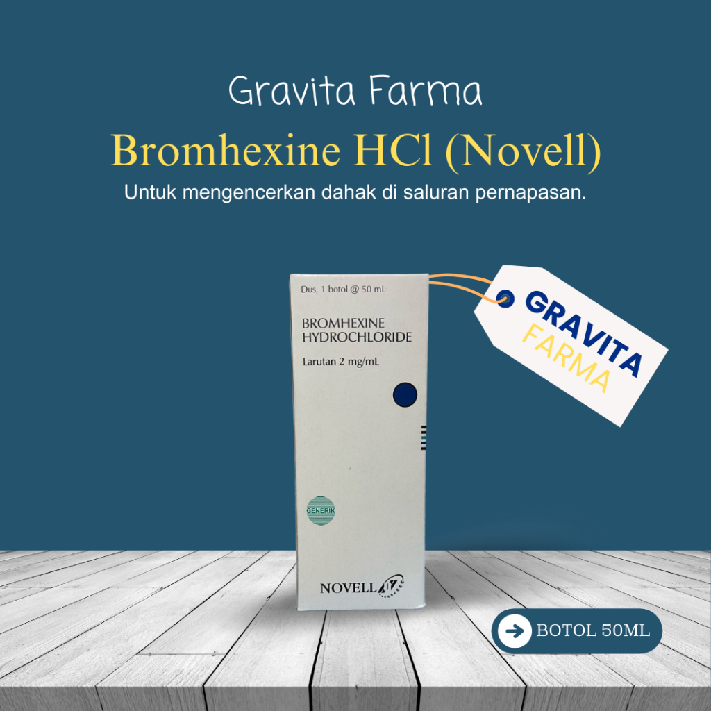 Jual Bromhexine HCl Solution Cairan Nebulizer (Sama seperti Bisolvon ...