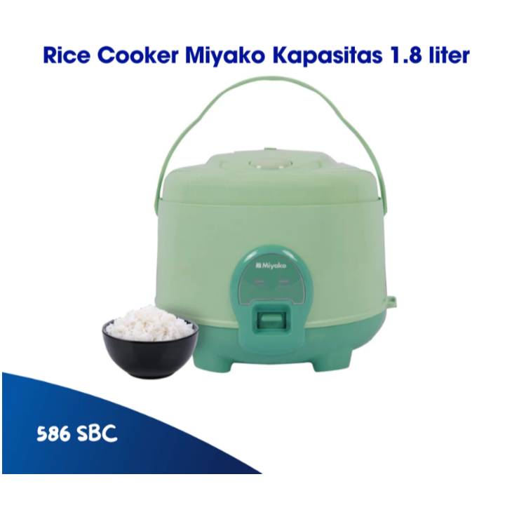 Jual SALE NEW MIYAKO MCM 586 SBC Rice Cooker Kapasitas 1.8 liter ...