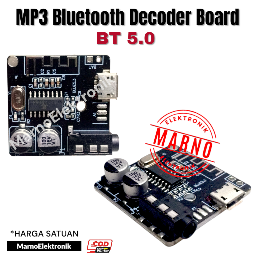 Jual MODUL BLUETOOTH 5.0 AUDIO RECEIVER BOARD DECODER VHM-314 STEREO ...