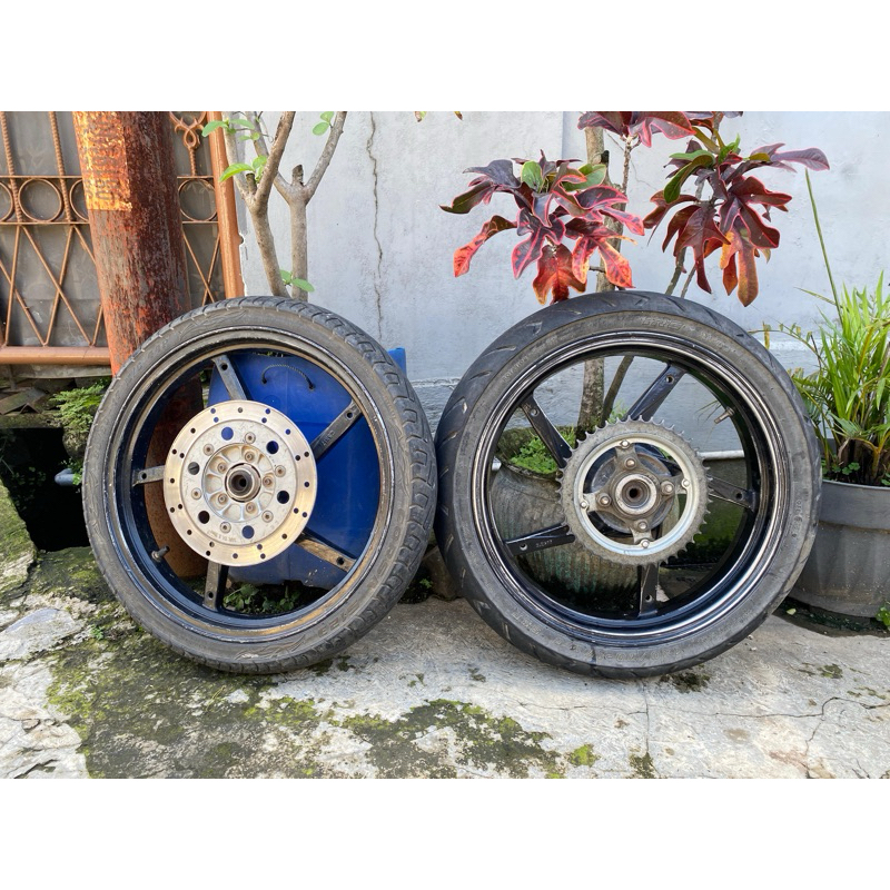 Jual velg set ring 17 pnp tiger lengkap ban | Shopee Indonesia