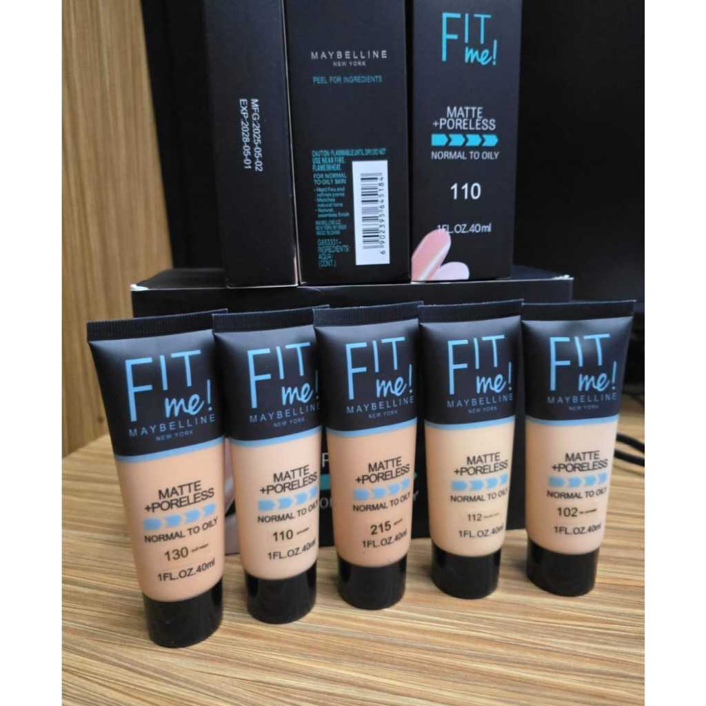 Jual Foundation May Fit Me Matte+Poreless Normal To Oily Pilih Varian Shade 115 - 120 - 220 ...
