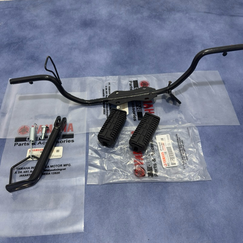 Jual Step Yamaha Jupiter MX Old Standar Samping Lengkap Fullset Hitam ...