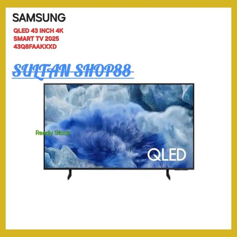 Jual SAMSUNG QLED 43 INCH 43Q8F 4K UHD VISION AI SMART TV I SAMSUNG ...