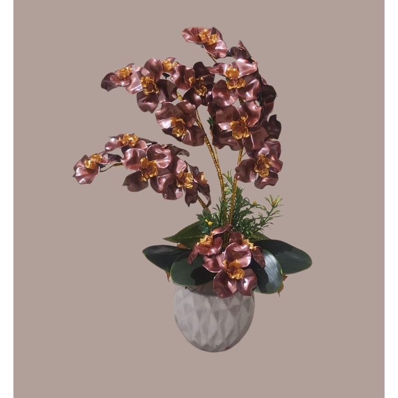 Jual bunga hias anggrek akrilik mutiara | Shopee Indonesia