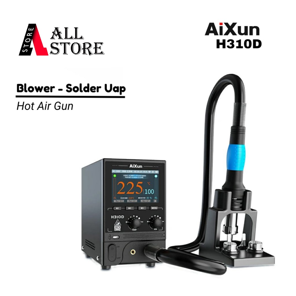 Jual AIXUN H310D 1000W INTELLIGENT Blower - Solder Uap - Hot Air Gun Original | Shopee Indonesia