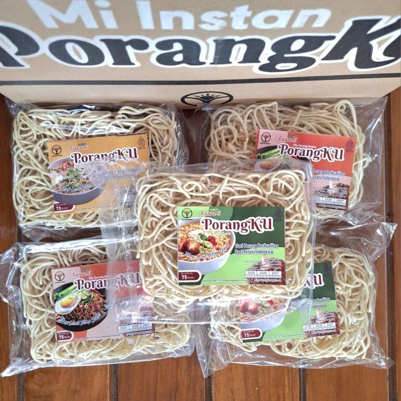 Jual Paket Hemat 5 Bungkus Mie Instan PorangKU | Mie Porang Instan ...