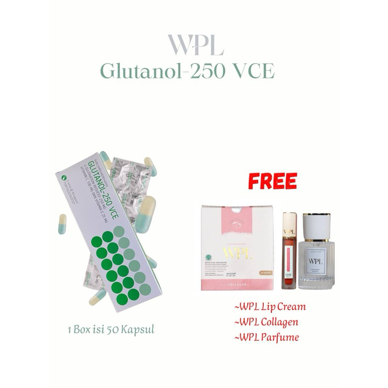 Jual WPL Glutanol -250 VCE Suplemen Kecantikan | Shopee Indonesia