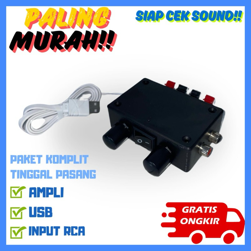 Jual AMPLI MINI 5v INPUT RCA / AMPLI MINI 5v TERMURAH / AMPLI MINI 5v ...