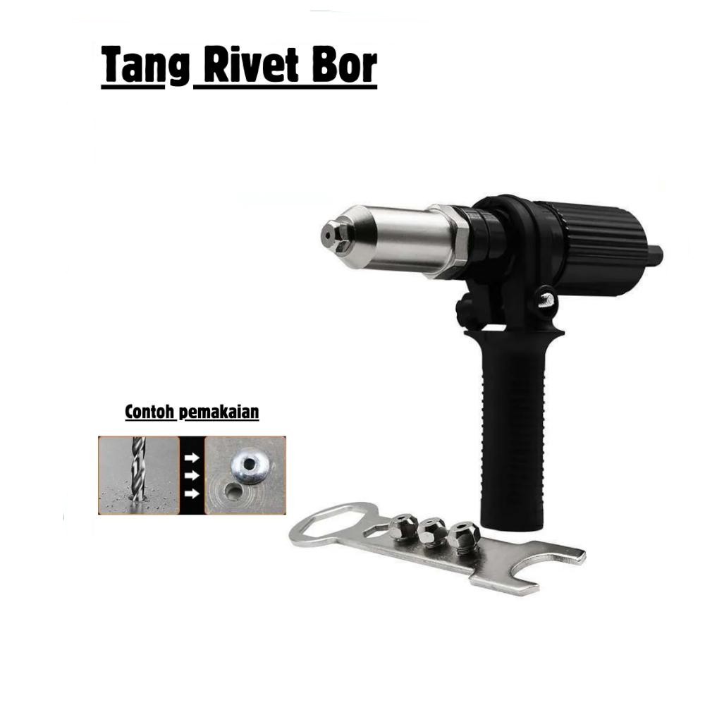 Jual Tang Rivet adapter bor jld rivet gun elektrik dengan handle sudah ...
