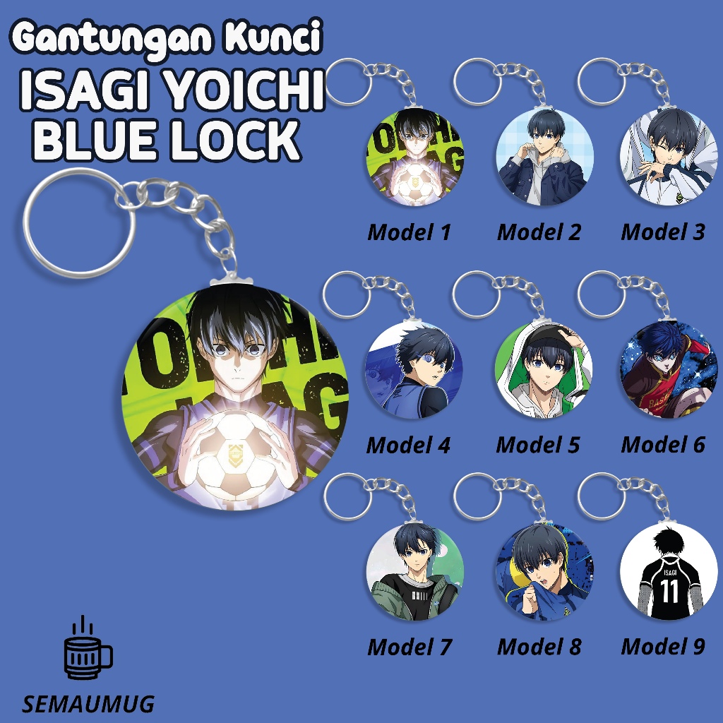 Jual GANTUNGAN KUNCI ISAGI YOICHI BLUE LOCK KADO GANCI BULAT ANIME ...