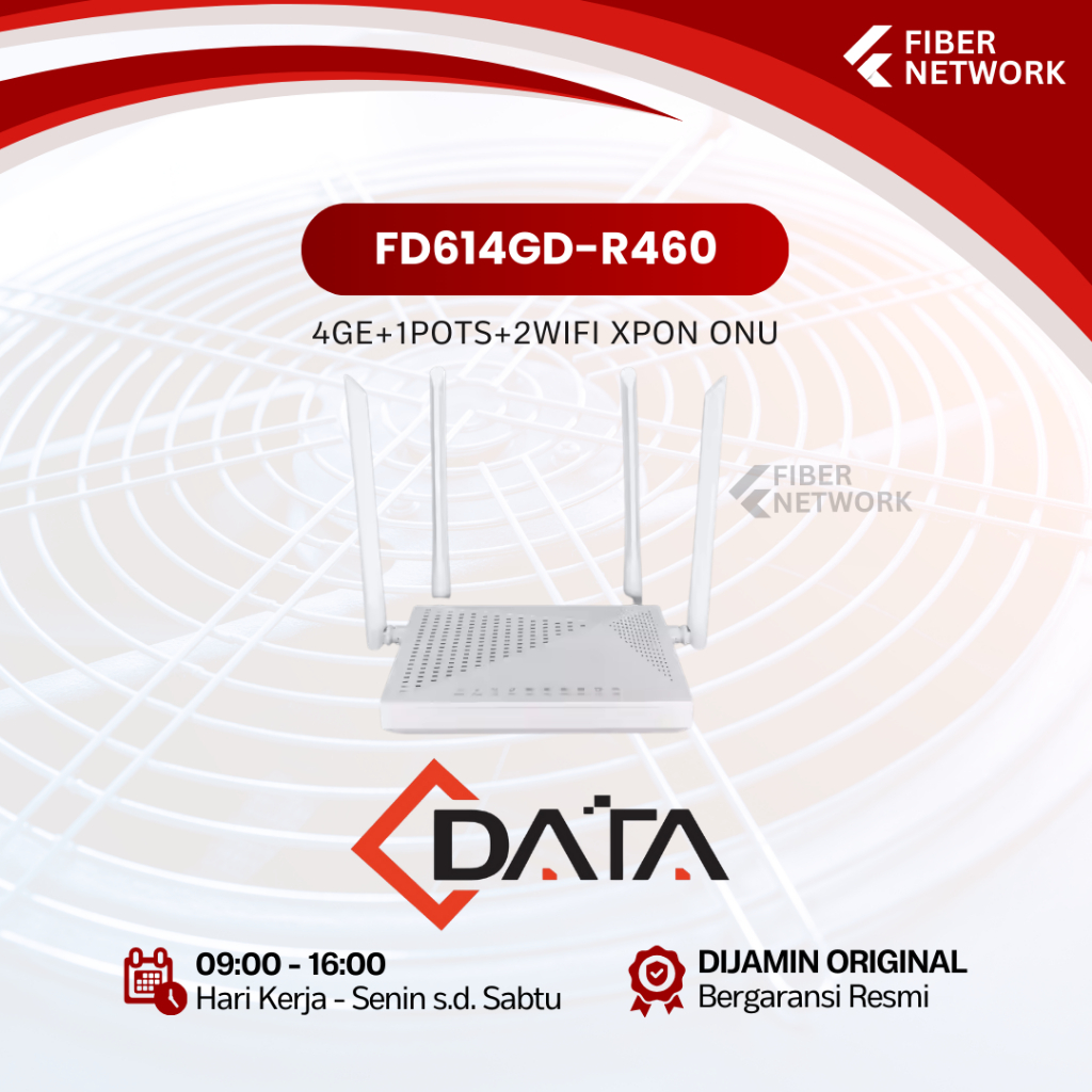 Jual CDATA FD614GD-R460 4GE+1 POTS +Dual WIFI | Shopee Indonesia