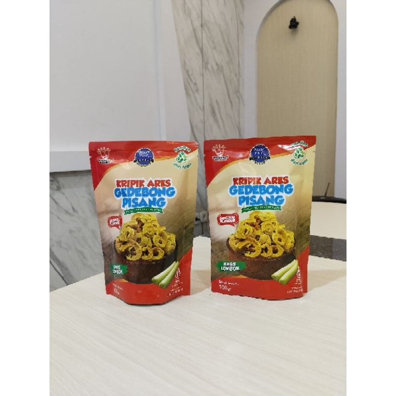 Jual Oleh Oleh Khas Lombok NTB Keripik Ares Gedebong Pisang Rasa ...