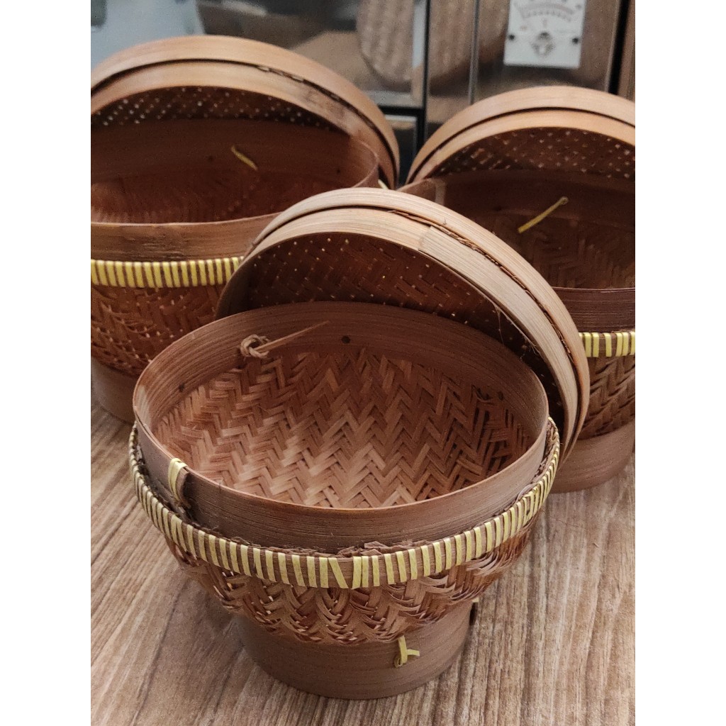Jual Wakul Bambu / Ceting Bambu / Wakul Nasi / Wakul Anyaman | Shopee ...