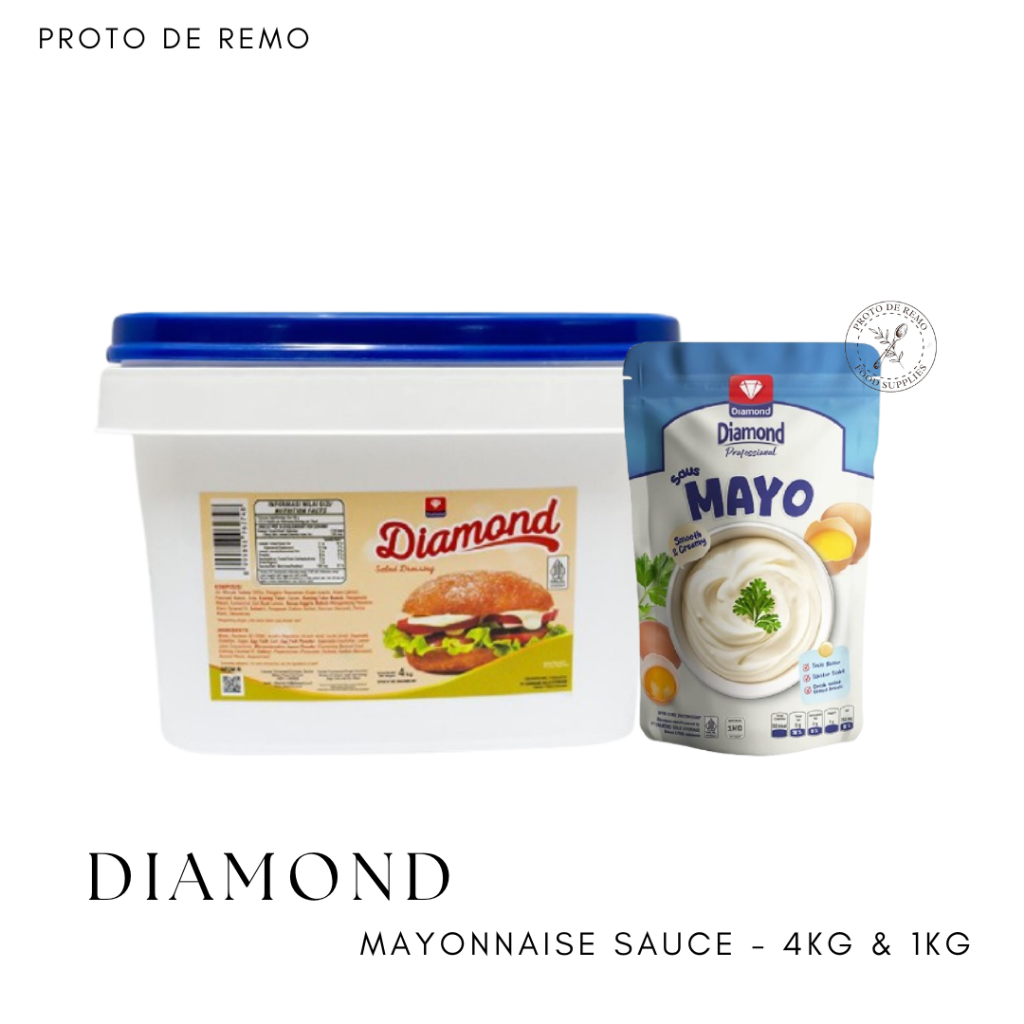 Jual Diamond Mayonnaise Mayonaise Sauce 4KG & 1KG | Shopee Indonesia