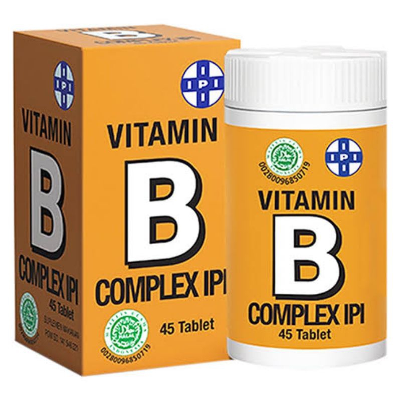 Jual Exp November 2025 Vitamin B Complex IPI 45 tab / vitamin daya ...