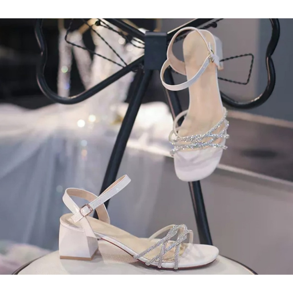 Jual LOLYNA SANDAL HEELS HAK TAHU WANITA SANDAL WISUDA ELEGAN SANDAL ...